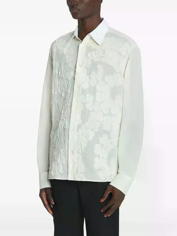 LANVIN Floral-patch Shirt