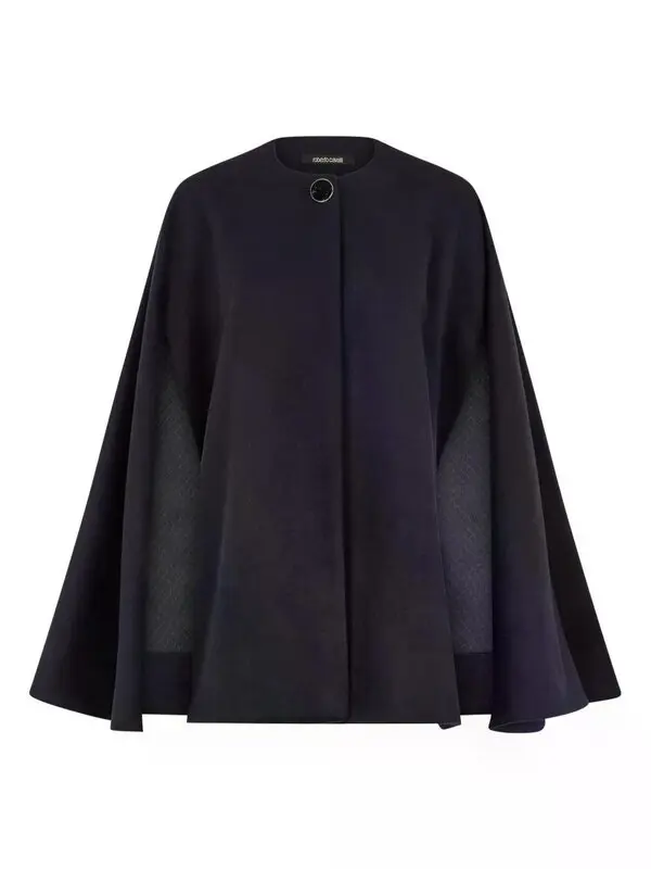 Roberto Cavalli Cashmere-blend Cape