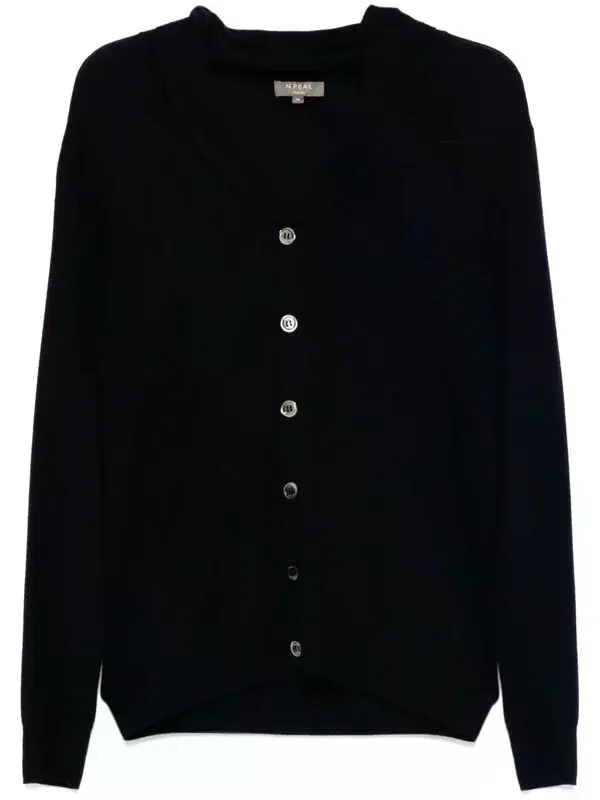 N.peal Shawl Collar Cardigan