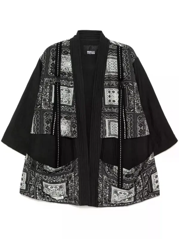 MOSTLY HEARD RARELY SEEN Fisherman Kimono Jacket - Black