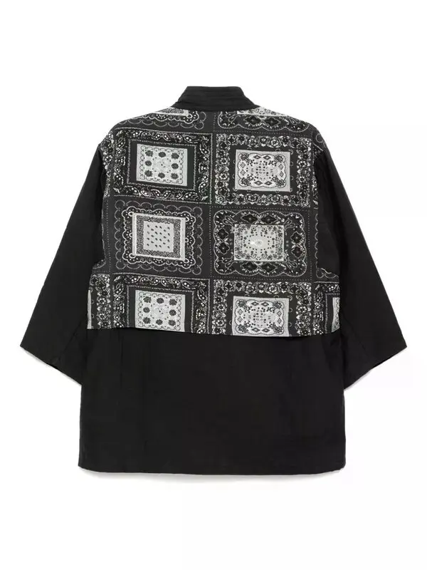 MOSTLY HEARD RARELY SEEN Fisherman Kimono Jacket - Black