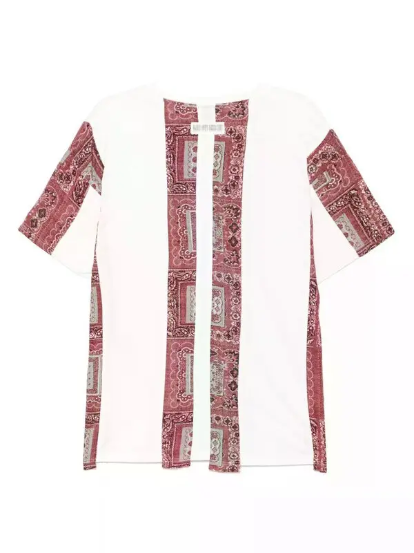 MOSTLY HEARD RARELY SEEN Spliced Paisley T-shirt - White