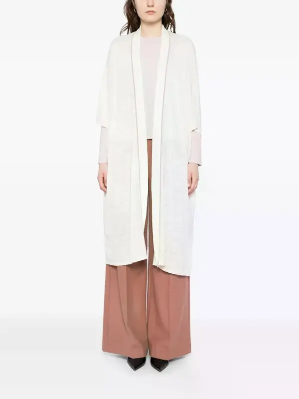 N.peal Linen Blend Kaftan Dress