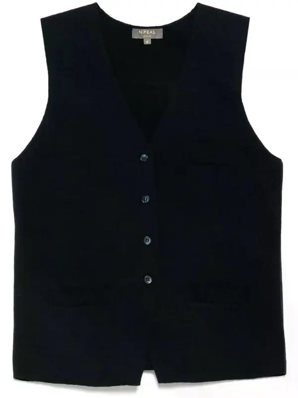 N.peal Mila Waistcoat - Blue