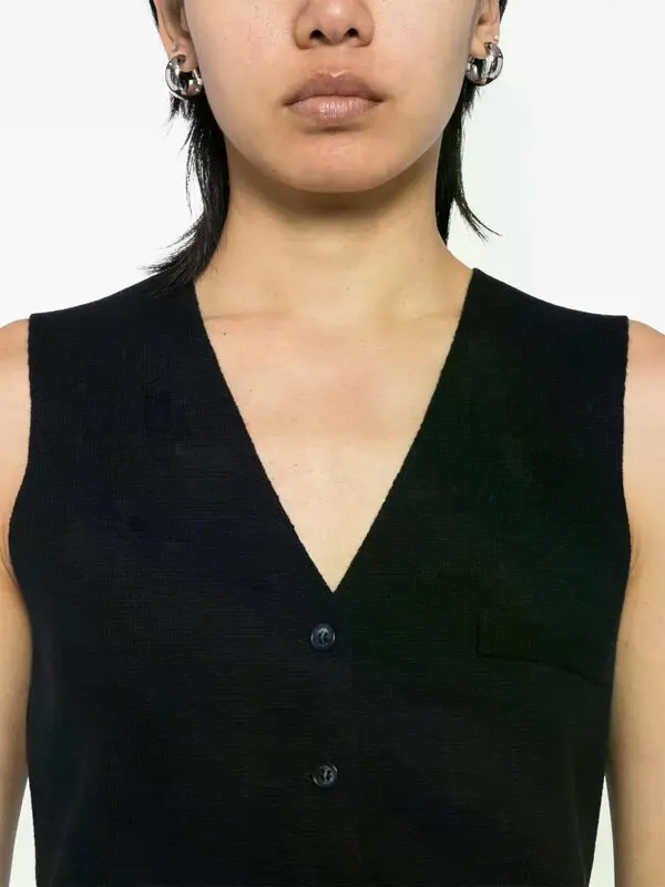 N.peal Mila Waistcoat - Blue