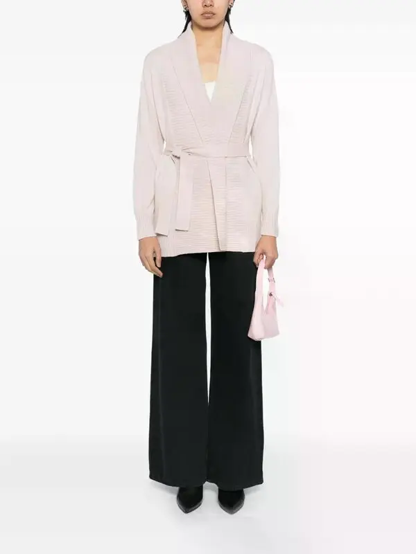 N.peal Rib Placket Cardigan