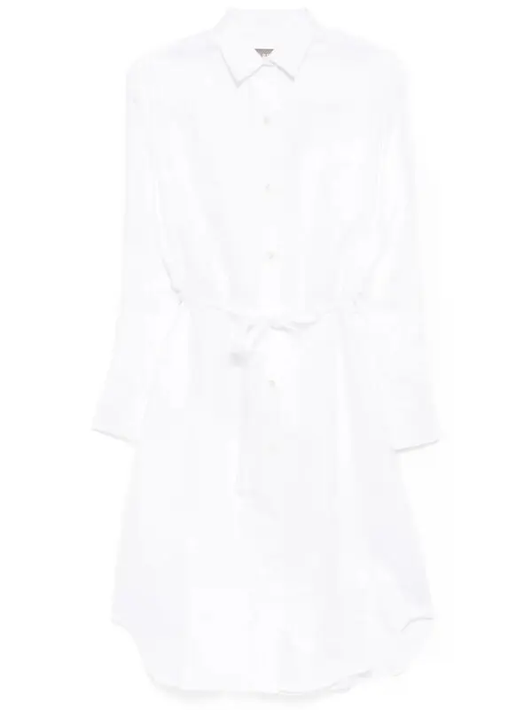N.peal Catania Shirt Dress - White
