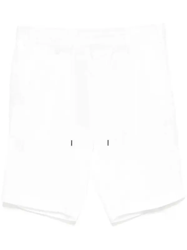 N.peal Atrani Linen Shorts - White