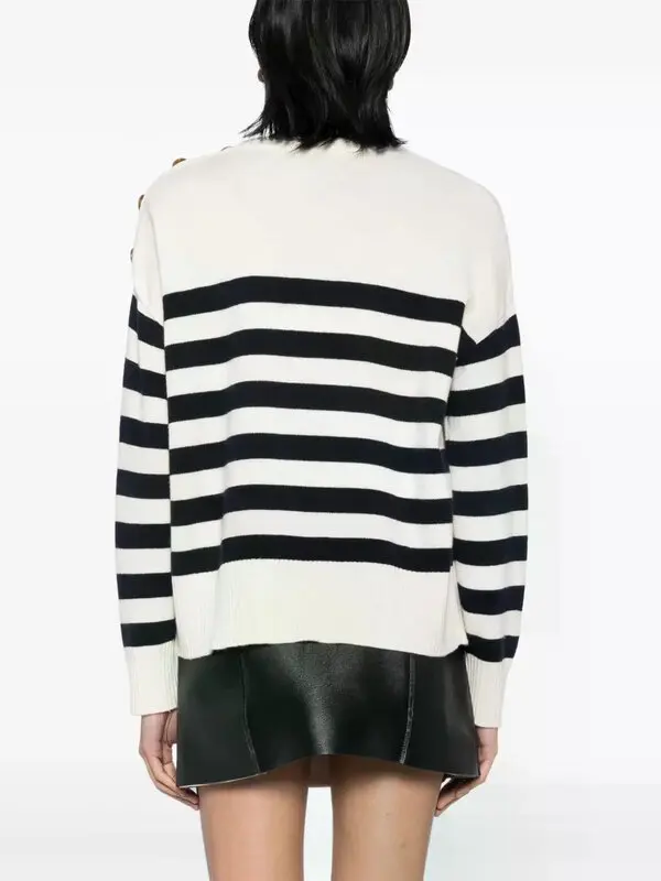 N.peal Striped Sweater
