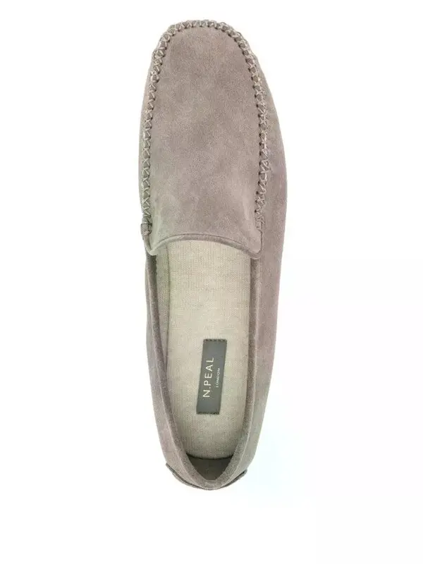 N.peal Moccasin Boat Shoes - Neutrals