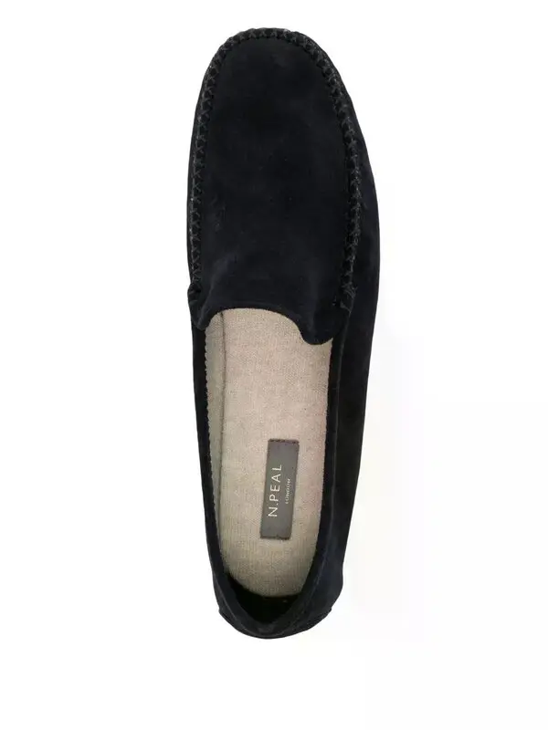 N.peal Moccasin Boat Shoes - Blue