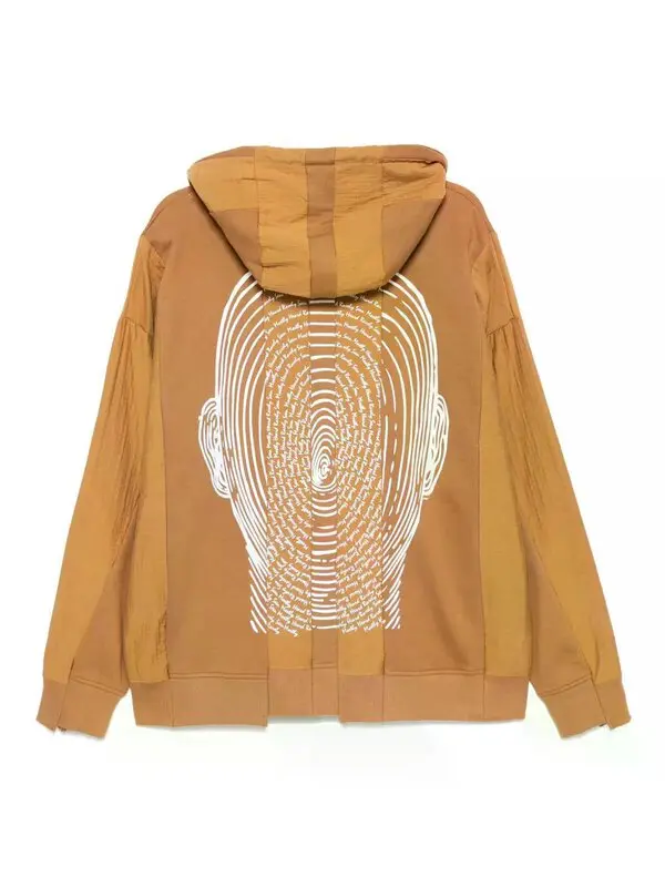 MOSTLY HEARD RARELY SEEN Spliced Hoodie - Brown