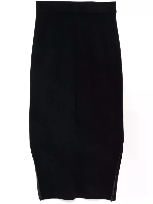 N.peal Side-slit Knit Skirt