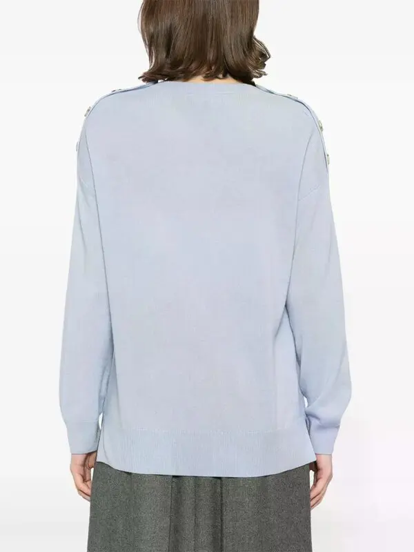N.peal Button Shoulder Jumper