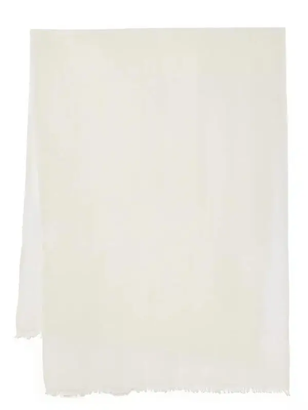 N.peal Soft Knitted Scarf - White