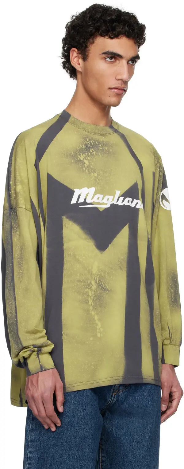 Magliano Phantom Twisted Long Sleeve T-Shirt In 97 - 52% Off