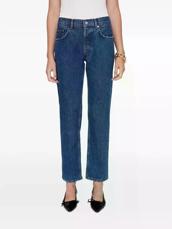 ANINE BING Kate Straight Leg Jeans