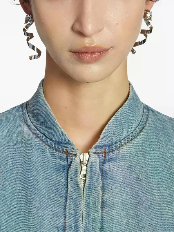 Dries Van Noten Swirl Earrings - Silver