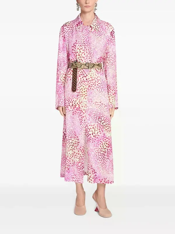 Dries Van Noten Patterned Jacquard Coat