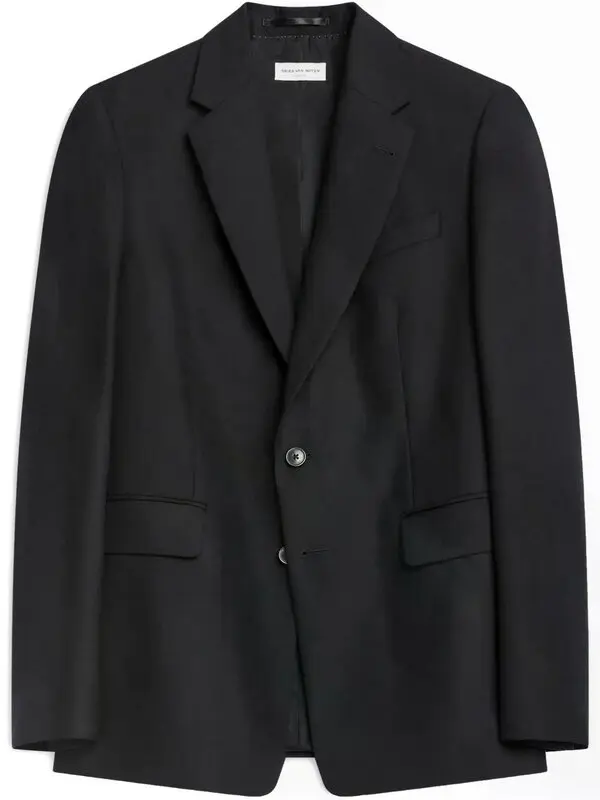 Dries Van Noten Slim-cut Blazer - Black