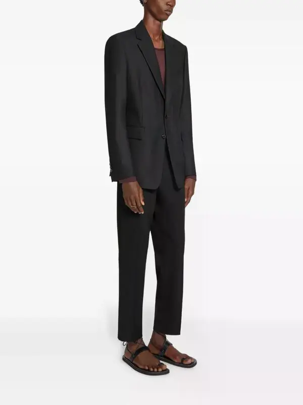 Dries Van Noten Slim-cut Blazer - Black