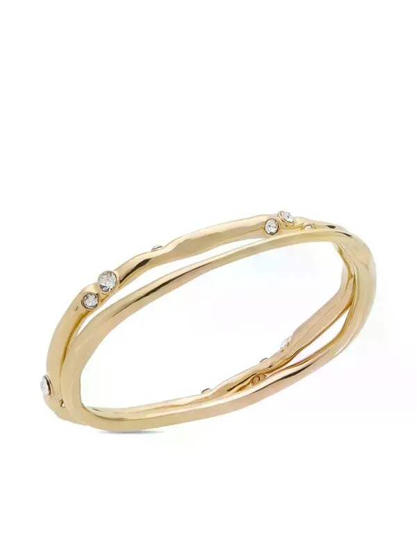 Dries Van Noten Rhinestone-embellished Cuff Bracelets
