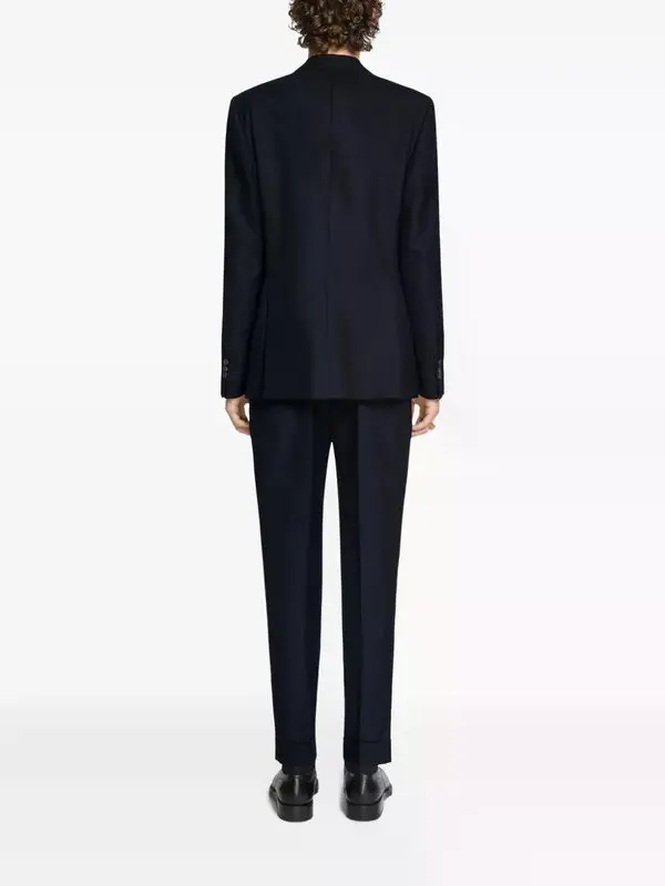 Dries Van Noten Wool Blazer - Blue