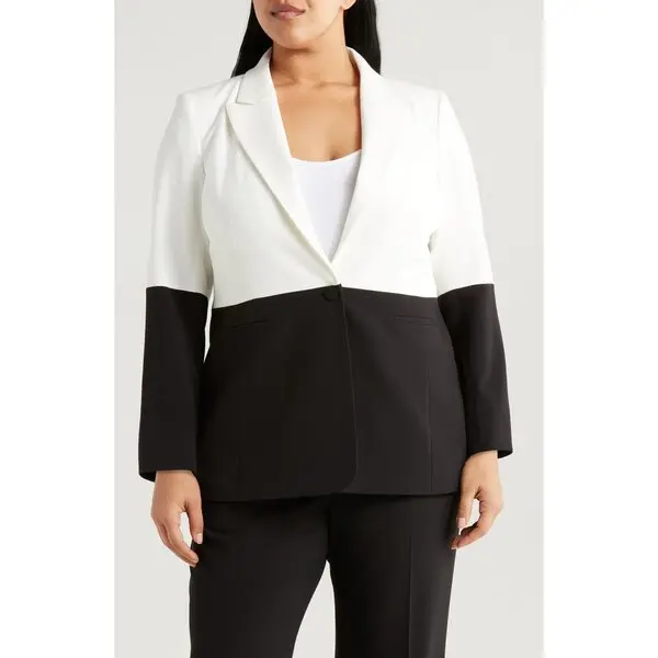 TAHARI ASL Colorblock Blazer