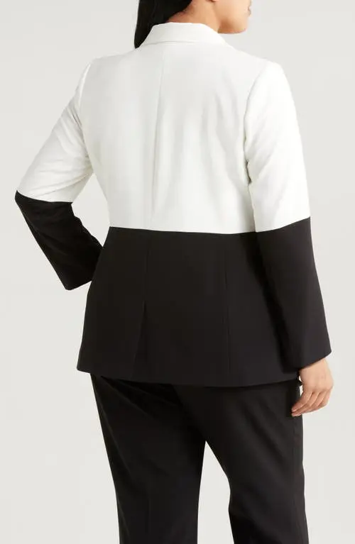 TAHARI ASL Colorblock Blazer