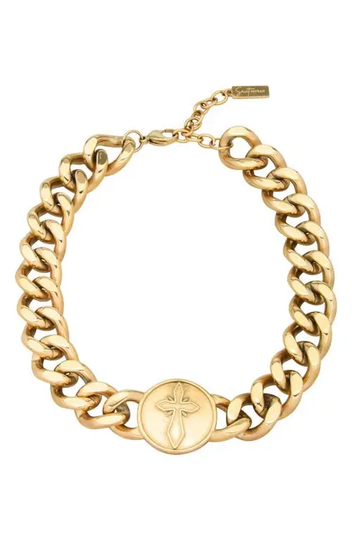 ST. MORAN Apostle Cross Necklace - Gold