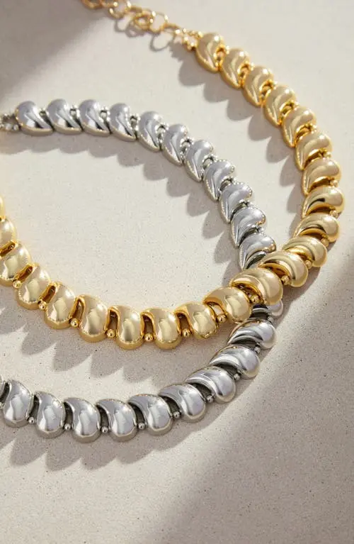 ST. MORAN Teardrop Beaded Statement Necklace