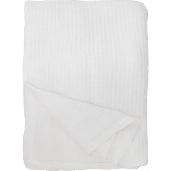 POM POM AT HOME Balboa Blanket - White
