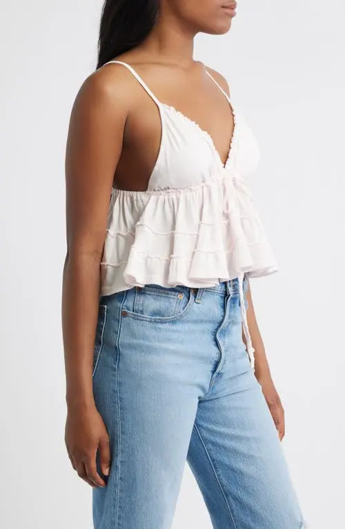 BDG URBAN OUTFITTERS Frill Babydoll Crop Camisole