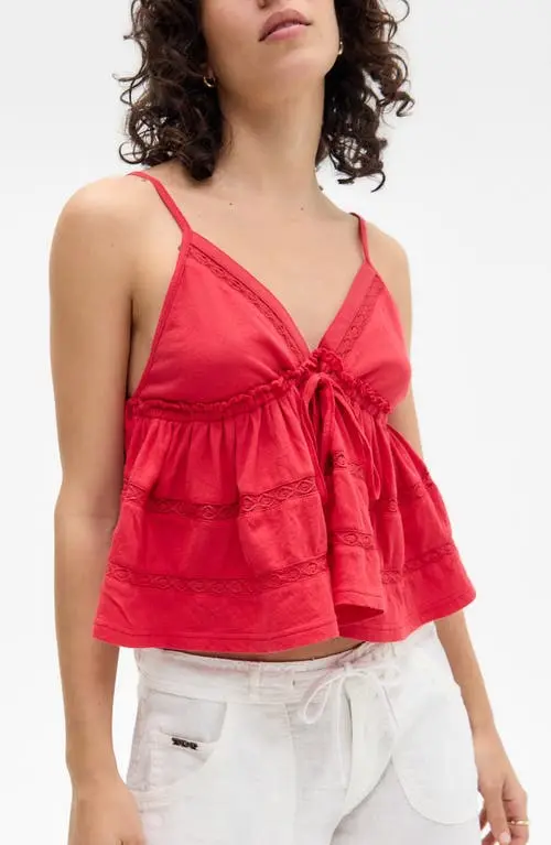 BDG URBAN OUTFITTERS Frill Babydoll Crop Camisole