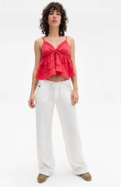 BDG URBAN OUTFITTERS Frill Babydoll Crop Camisole