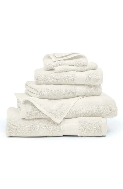 BOLL & BRANCH Plush Bath Towel Set - Cream
