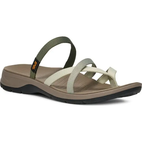 Teva Tirra Traveler Slide Sandal - Seagrass Multi
