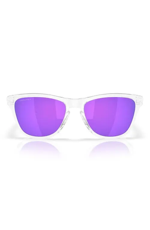 Oakley Prizm™ Round Sunglasses - Polished Clear / Prizm Violet