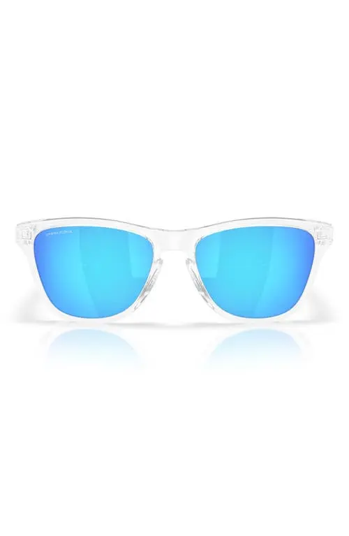 Oakley Prizm™ Round Sunglasses - Polished Clear / Sapphire