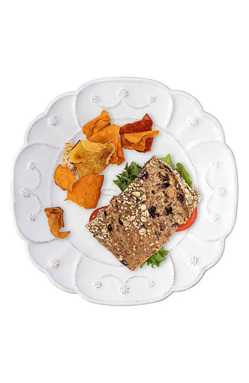 JULISKA Jardins Du Monde Salad/dessert Plate - Whitewash