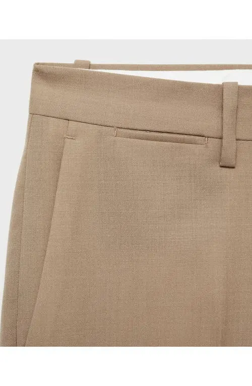 Mango Turin Virgin Slim Fit Wool Pants