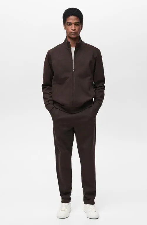 Mango Cotton-blend Bomber Jacket