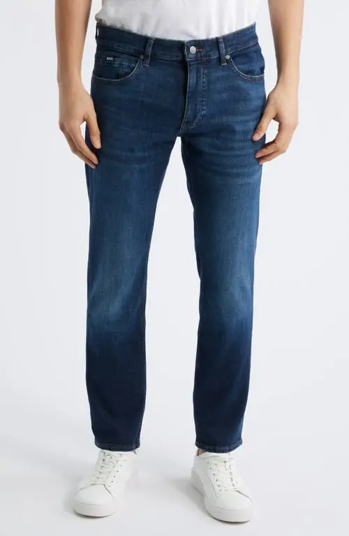 BOSS Delaware Slim Fit Jeans - Navy