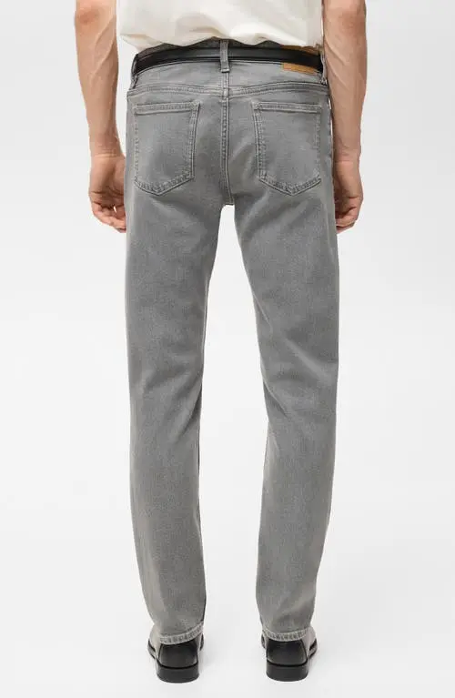 Mango Jan Slim Fit Jeans - Denim Grey