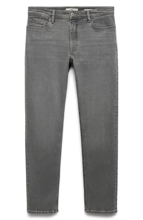 Mango Jan Slim Fit Jeans - Denim Grey