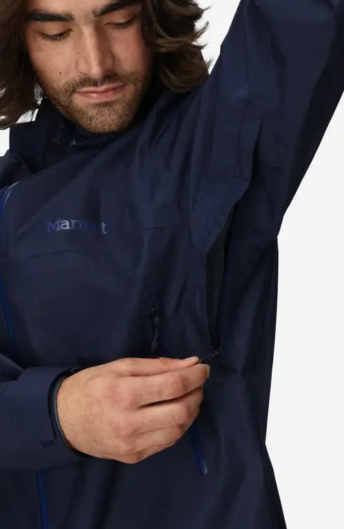 MARMOT Minimalist Pertex® Waterproof Hooded Jacket - Arctic Navy