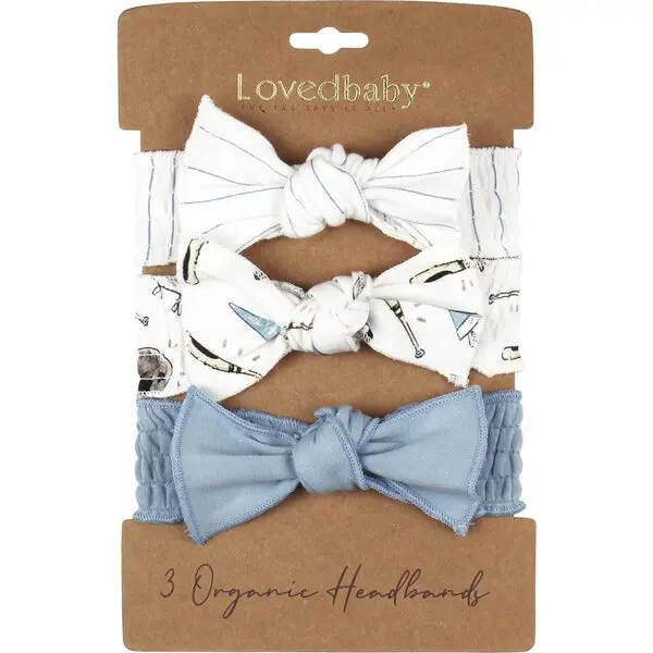 L'OVEDBABY Assorted 3-pack Bow Headbands - Lets Go