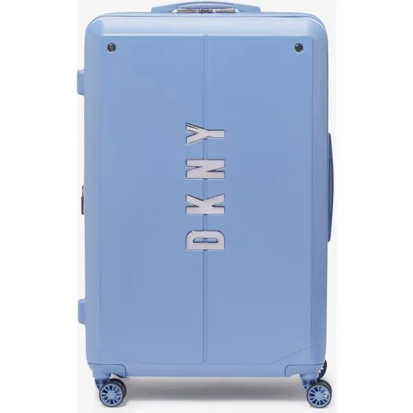 Dkny 28-inch Upright Suitcase - Blue Suede