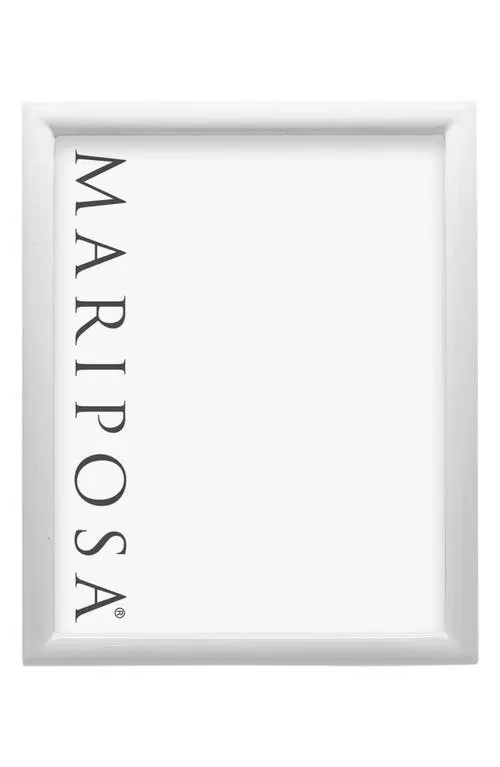 MARIPOSA Main Line Picture Frame - White