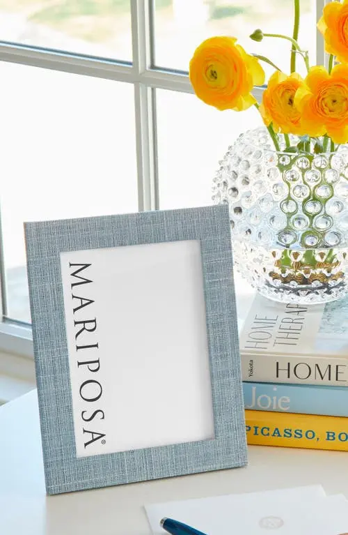 MARIPOSA Grasscloth Textured 5" X 7" Picture Frame